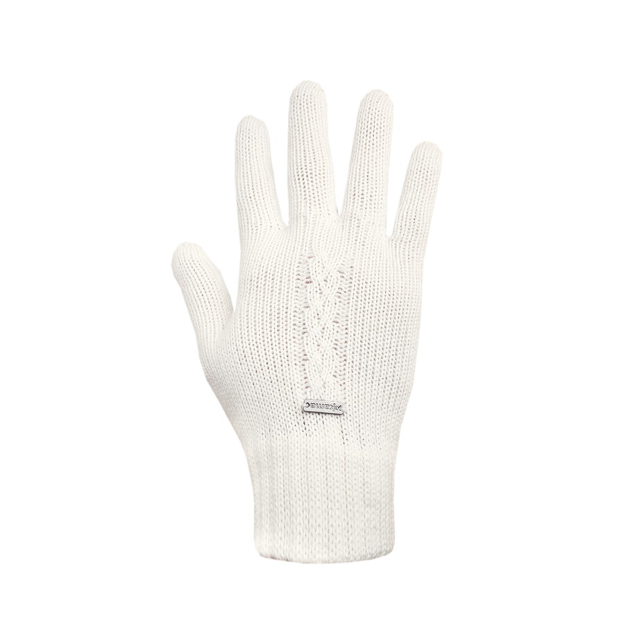 Knitted Merino gloves Kama R103 - Off White - Woolville.com